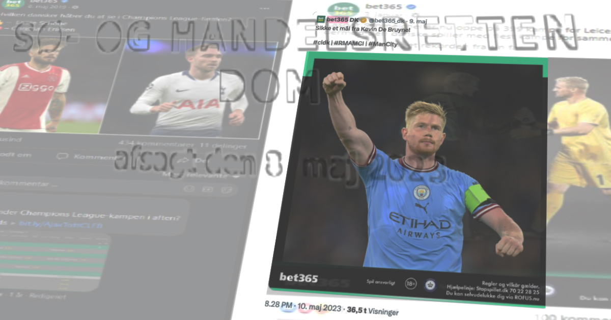 bet365 anker dom og bruger fortsat billeder af sportsstjerner